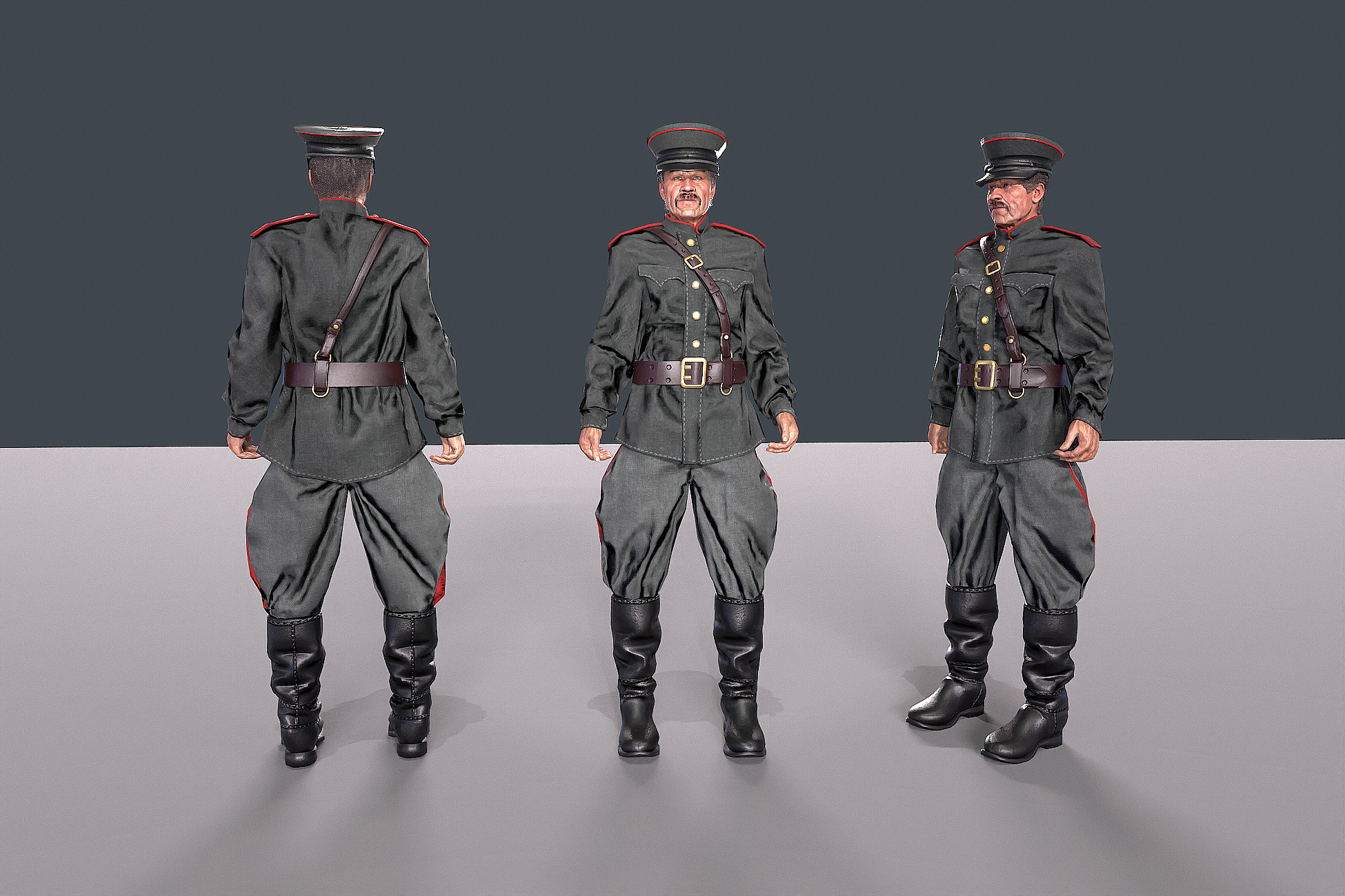 Russian soldier of World War II | Characters | Unity Asset Store