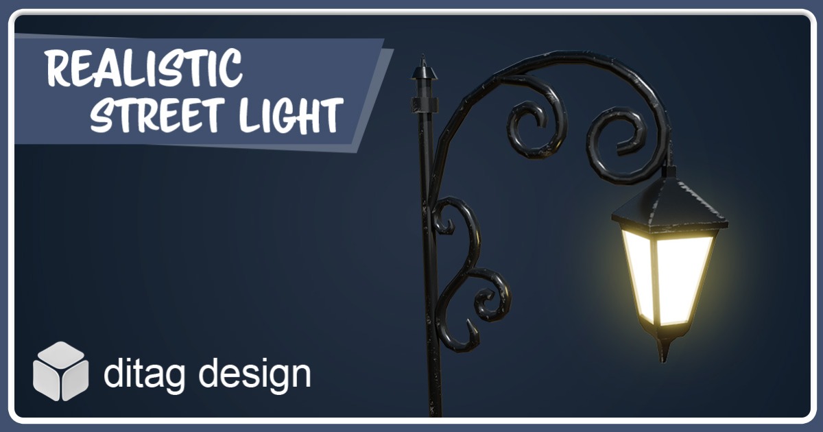 Street Light - Realistic 4K Mesh Bundle Vol.01 | 3D Exterior | Unity ...