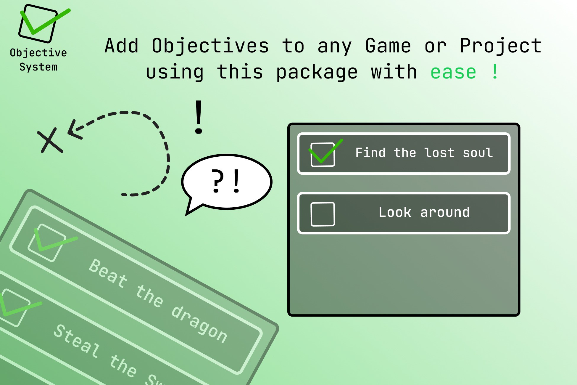 Objective System Systems Unity Asset Store 