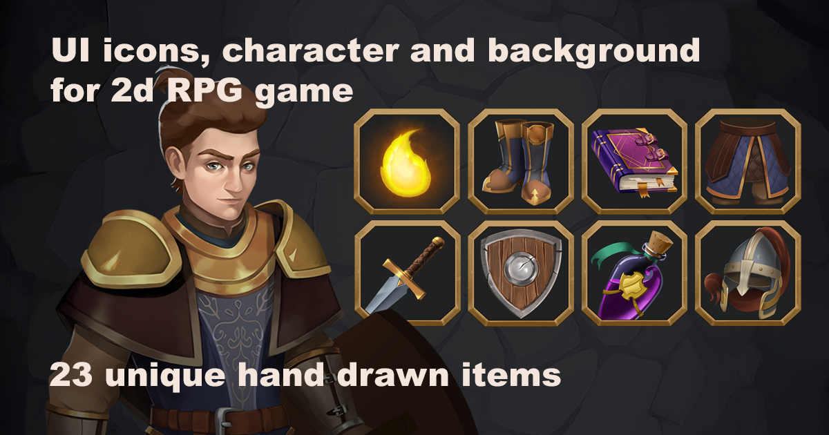 Character and Icon Pack | 2D 图标 | Unity Asset Store