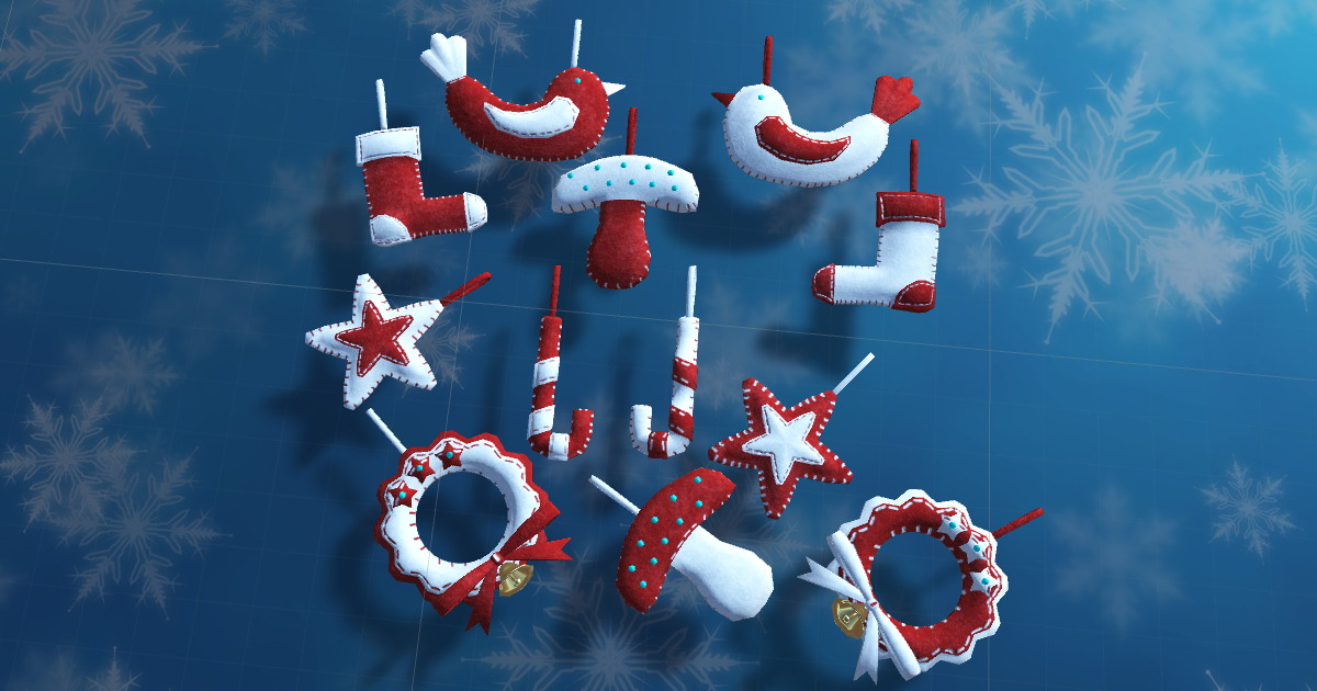 Christmas soft toys | 3D Interior | Unity Asset Store