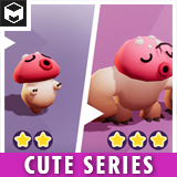 Mushroom Fungi Toadstool Evolution Pack Cute series