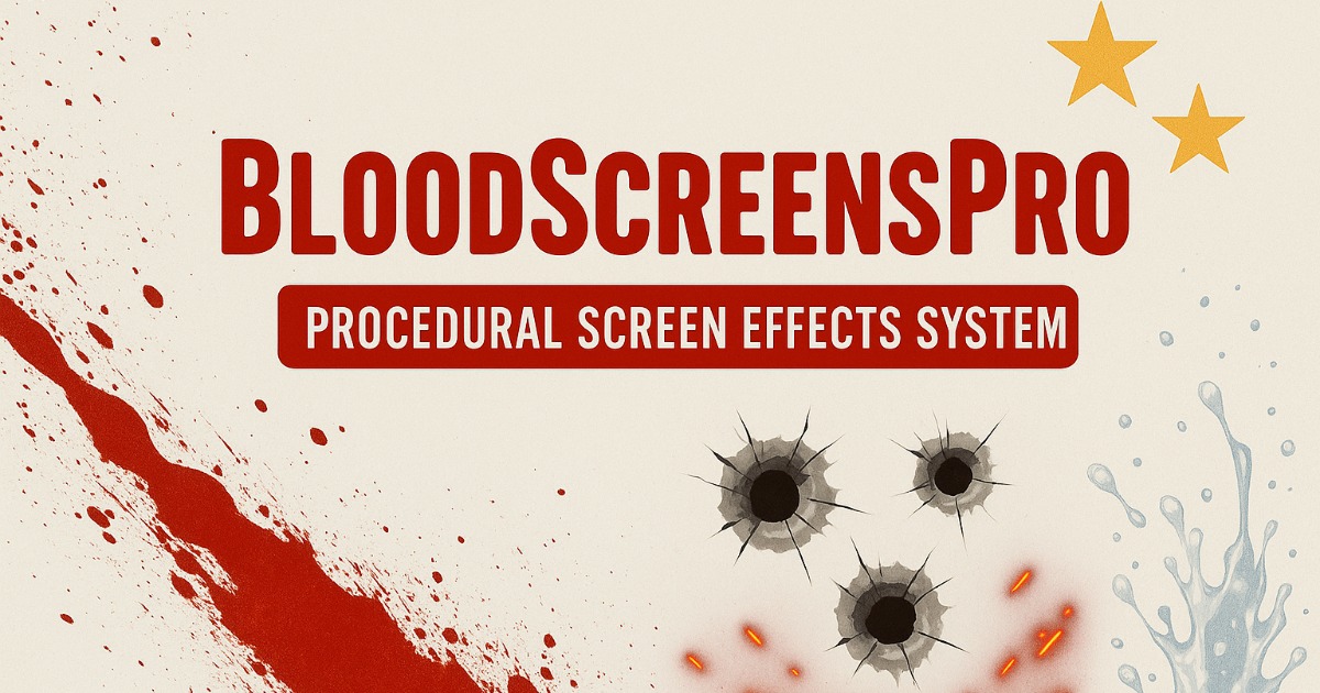 BSP – Procedural Screen Effect System | GUI Tools | Unity Asset Store