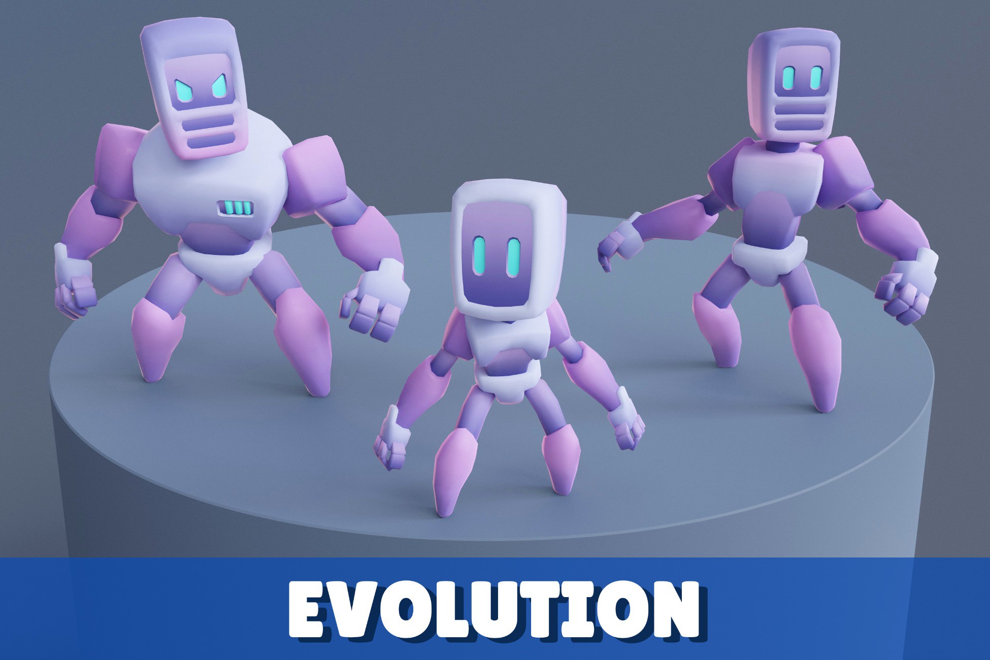 Robot Characters Ecas 3d Robots Unity Asset Store