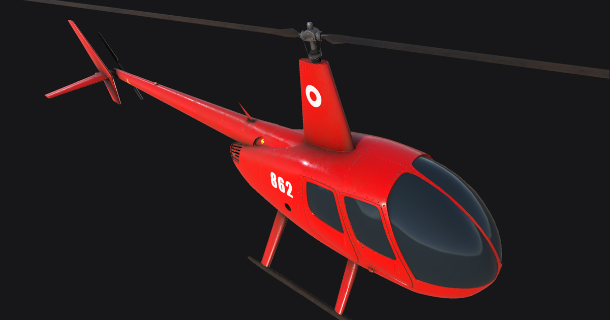 Helicopter R44 | 3D Air | Unity Asset Store