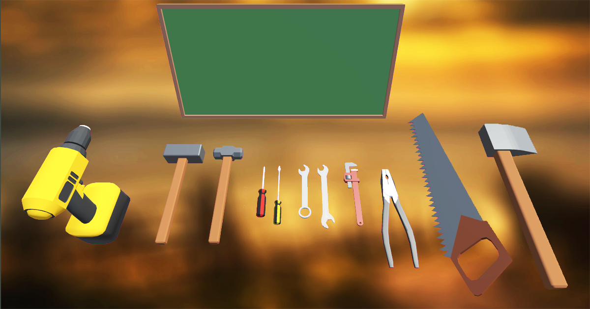 Workplace Tools | 3D Industrial | Unity Asset Store