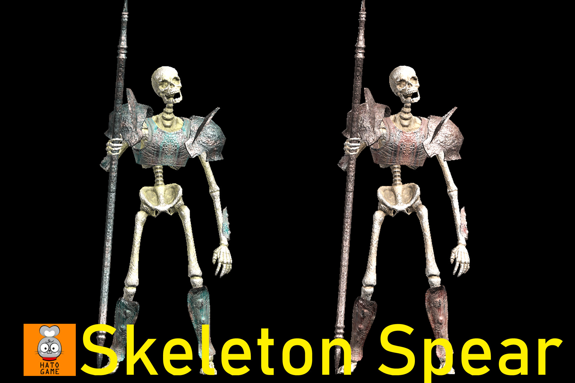 01_Monster: Skeleton Spear | 3D Creatures | Unity Asset Store