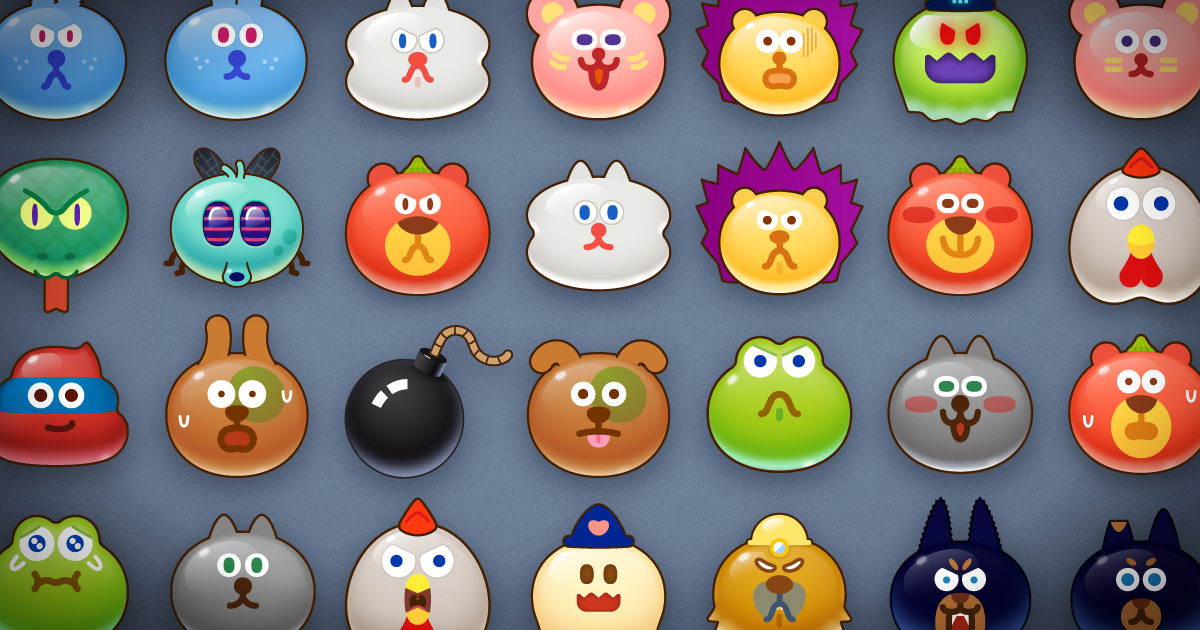 Round Animal Characters | 2D Characters | Unity Asset Store