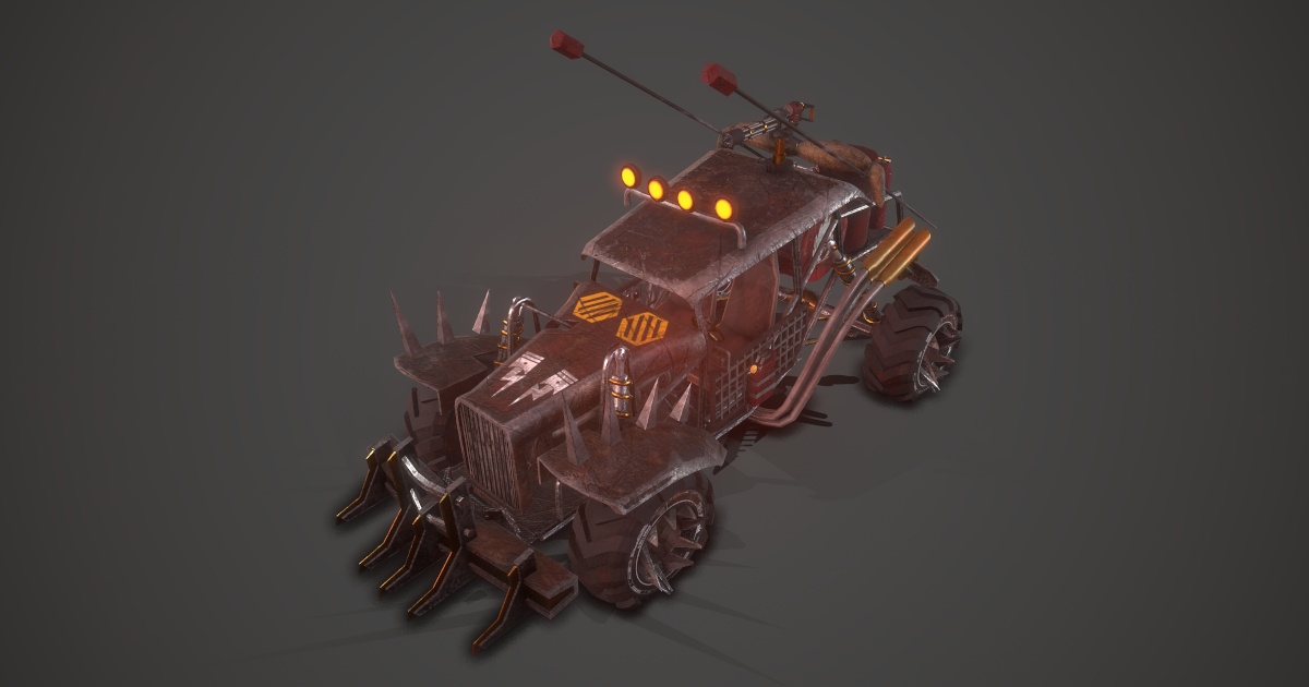 Apocalyptic Buggy 01 Modular Pack | 3D Vehicles | Unity Asset Store