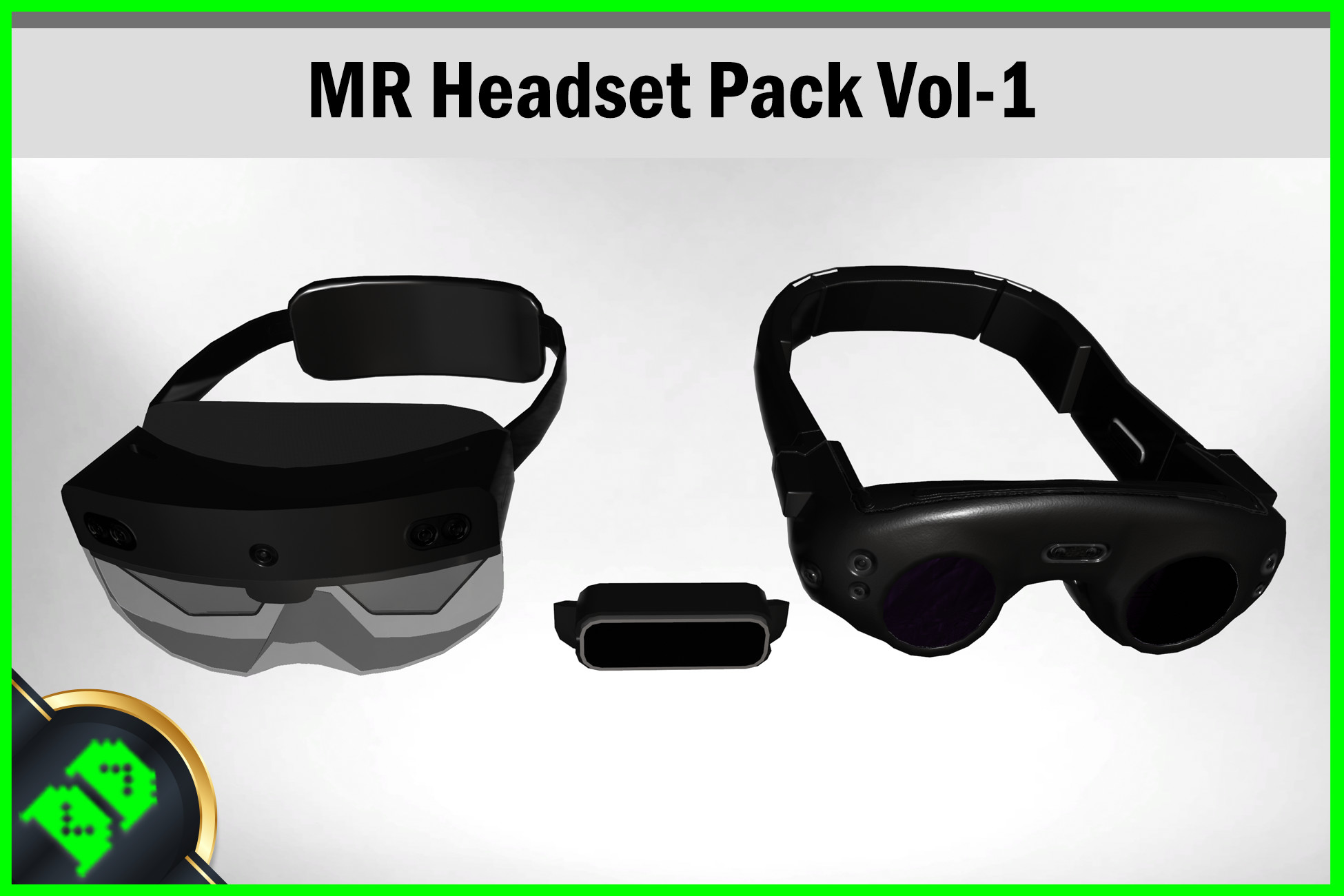 MR Headset Vol - 1 | 3D 小道具 | Unity Asset Store
