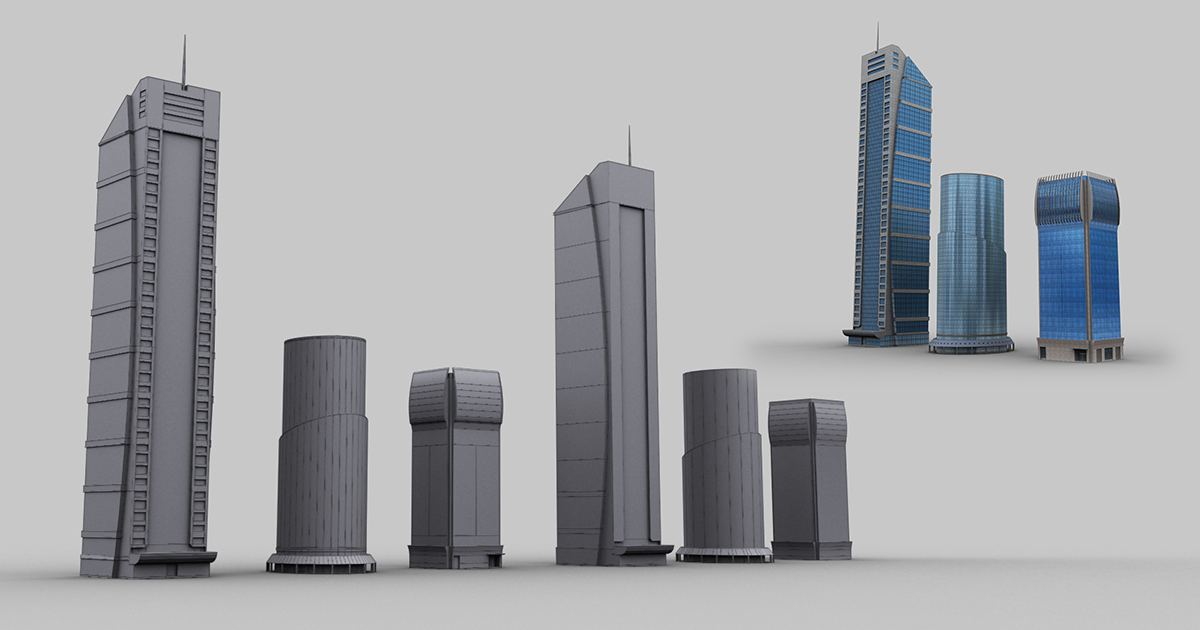 Low Poly Building Pack 2 | 3D Urban | Unity Asset Store