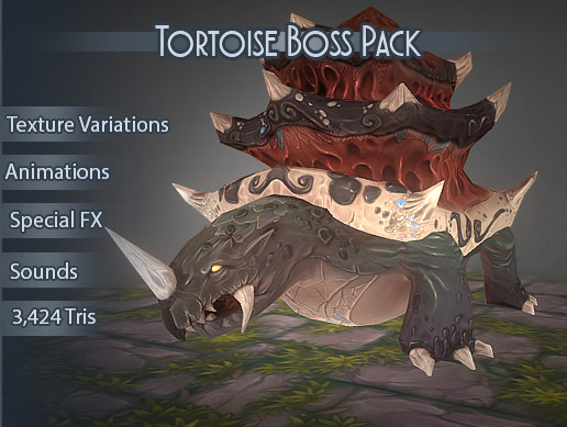 RPG - Tortoise Boss Pack | 3D Creatures | Unity Asset Store