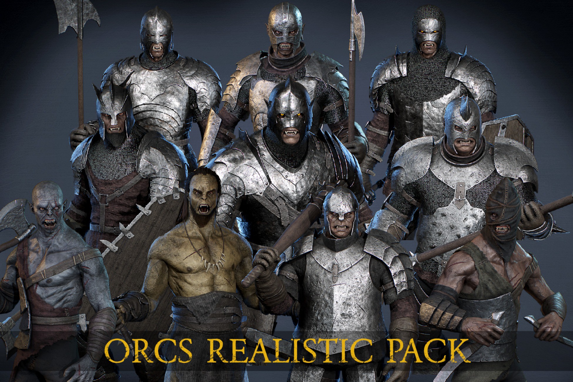 Orcs Realistic Pack Modular | Characters | Unity Asset Store