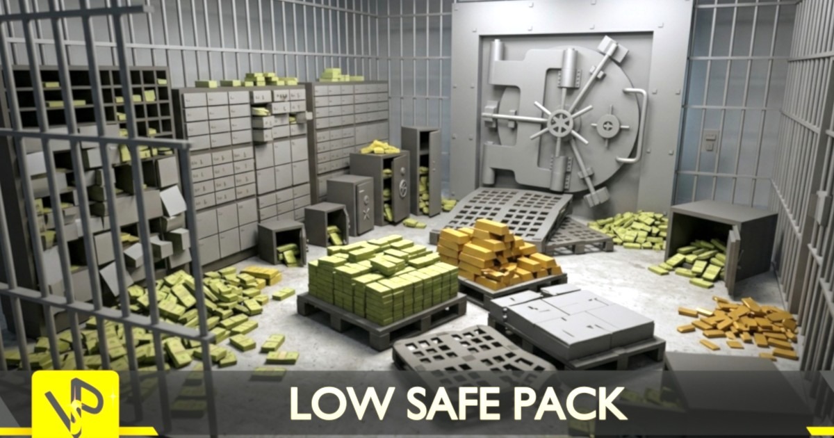 Low_Safe_Pack | 3D Interior | Unity Asset Store