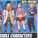 Customizable 3D Fun Characters Vol 2