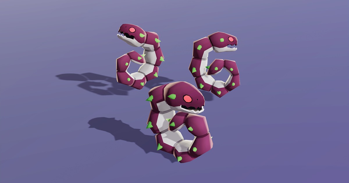 Worm Rot Cute Series | 3D Creatures | Unity Asset Store