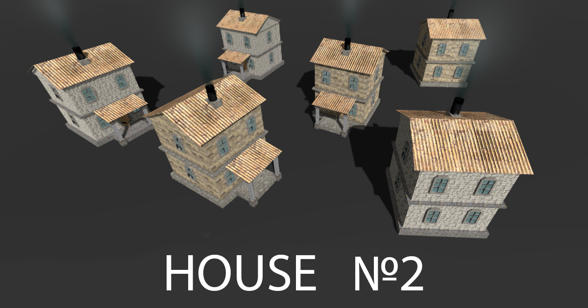 Dwelling House 2 | 3D 歴史的建造物 | Unity Asset Store