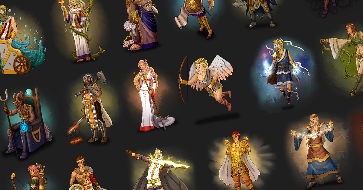2D Greek & Fantasy Heroes | 2D Characters | Unity Asset Store
