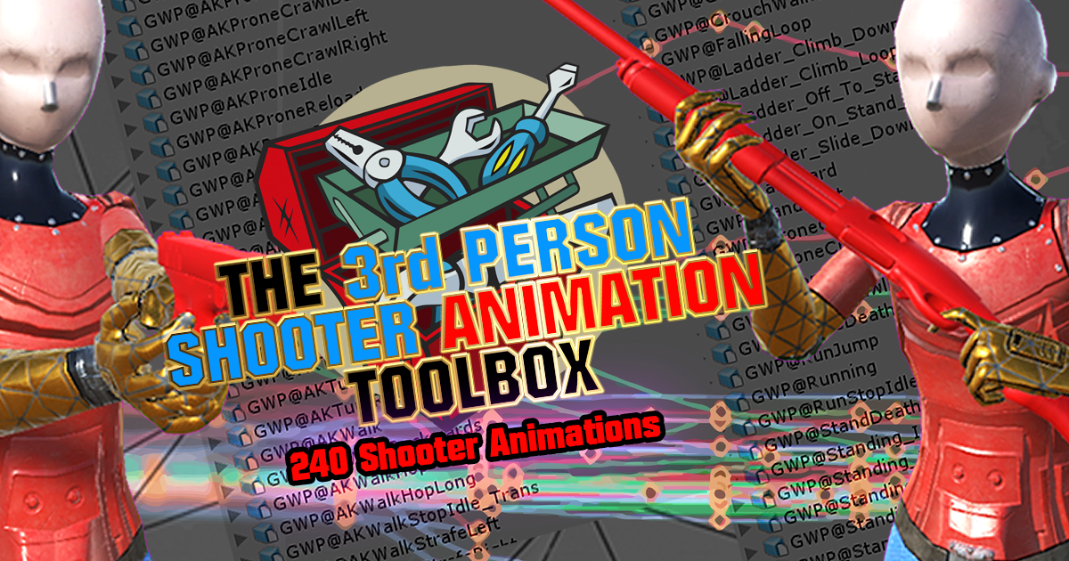 The 3rd Person Shooter Animation Toolbox | 3D Animations | Unity Asset ...