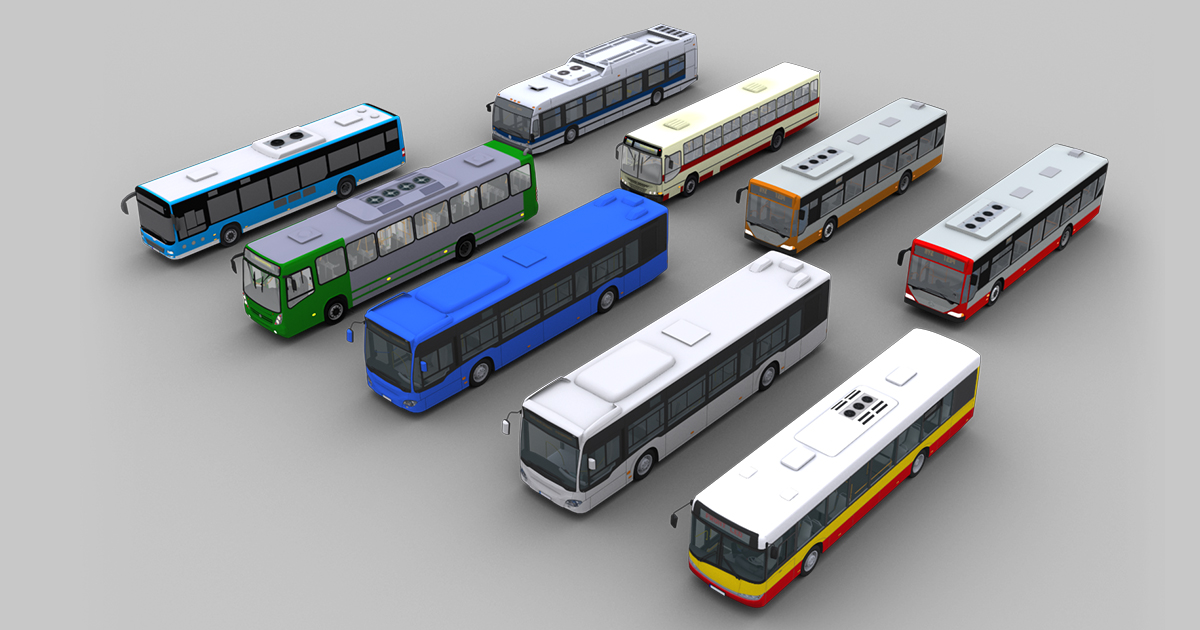 City Bus with Interior Pack 1 | 3D 지상 | Unity Asset Store