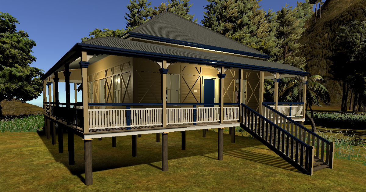 UBS Country House #1 - Construction Set H32 | 3D Environments | Unity ...