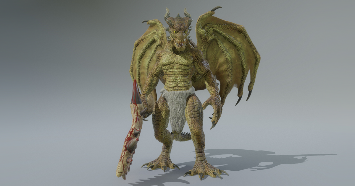 WEREDRAGON | 3D Creatures | Unity Asset Store