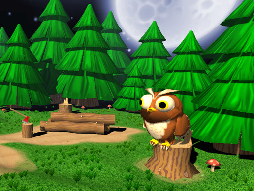 Cartoon Owl + Forest Environment | Characters | Unity Asset Store