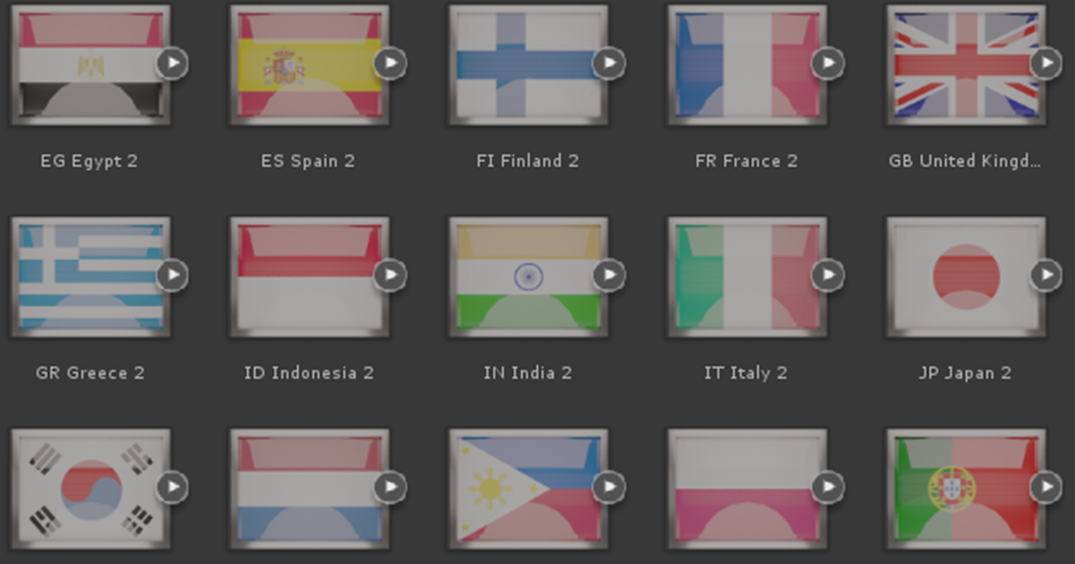 Localization Icons 2 | 2D Icons | Unity Asset Store