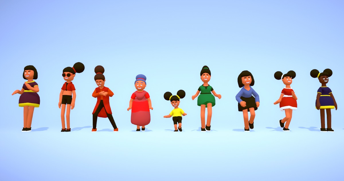 3D Stylized Characters Pack 6 | 3D Humanoids | Unity Asset Store