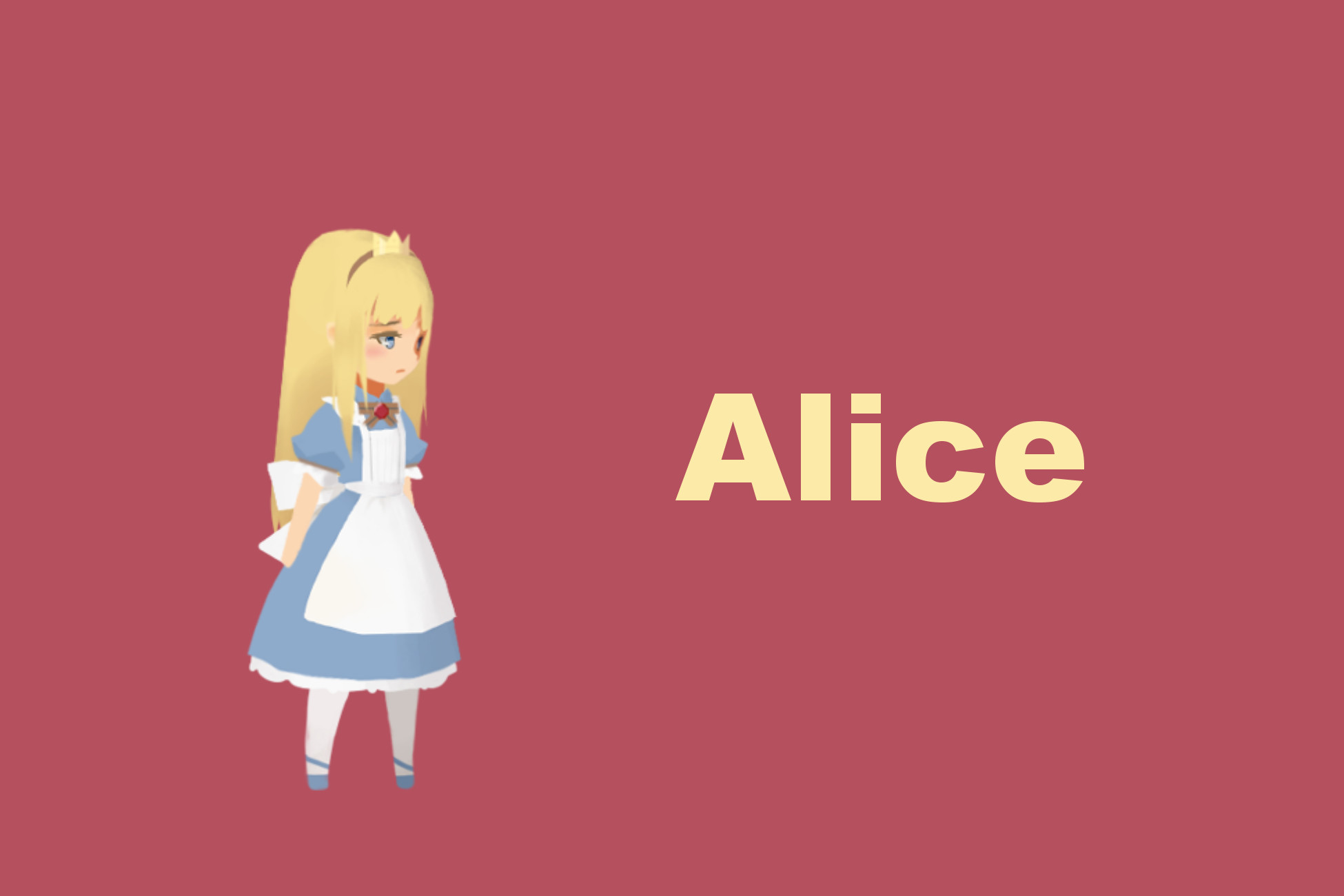 Cute 2D Girl - Alice | 2D Characters | Unity Asset Store