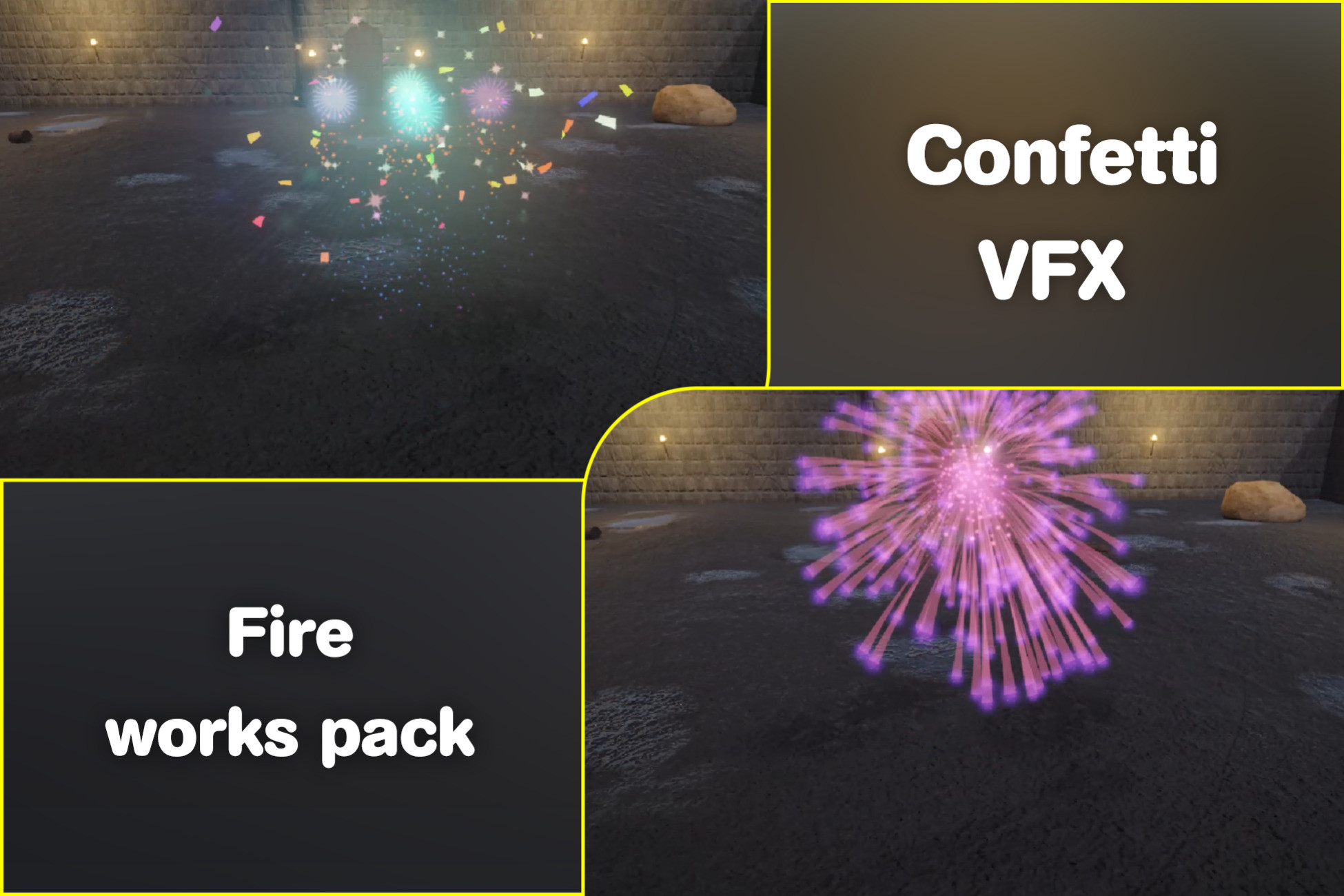 Confetti-Fire-Work-Celebration-VFX | ビジュアルエフェクト | Unity Asset Store