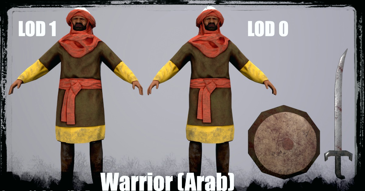 Warrior (Arab) | Characters | Unity Asset Store