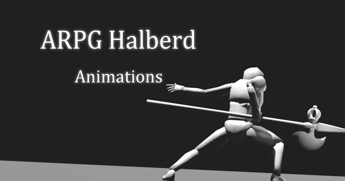ARPG Halberd | 3D Animations | Unity Asset Store