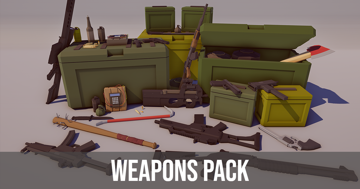 Low Poly FPS Weapons Pack | 3D Guns | Unity Asset Store
