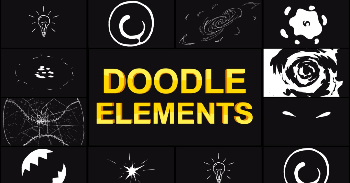 Doodle Elements | 불 & 폭발 | Unity Asset Store