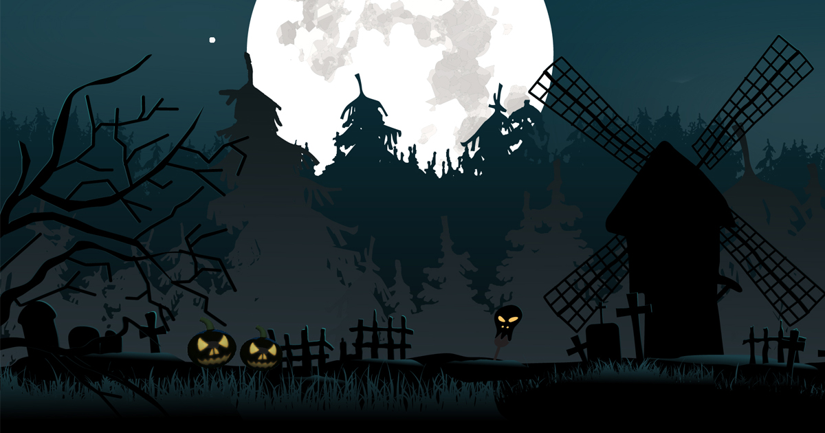 Halloween Night Forest Game | 2D Environments | Unity Asset Store