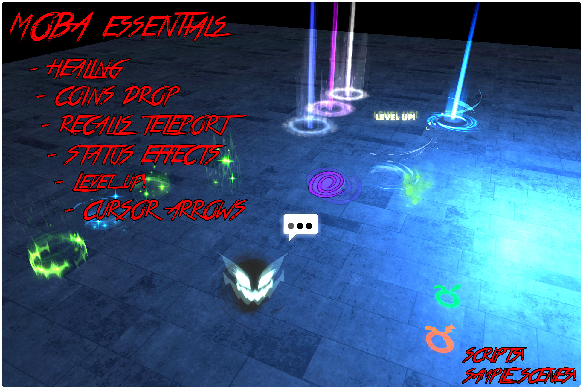 The MOBA Essentials | VFX | 시각 효과 파티클 | Unity Asset Store