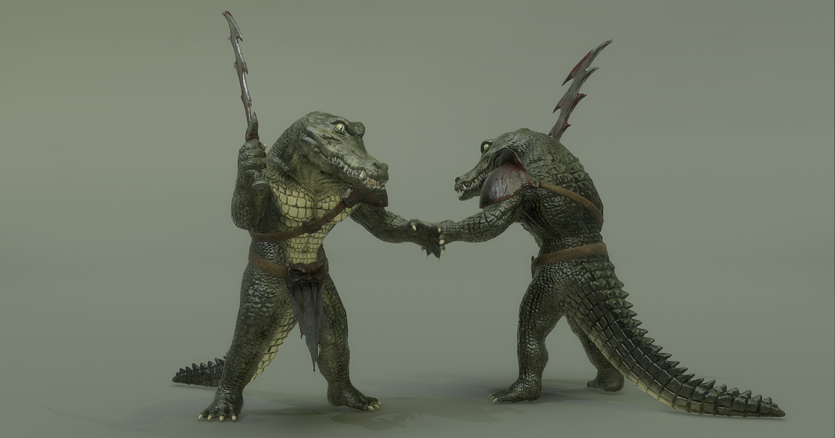 WERECROC | 3D Creatures | Unity Asset Store