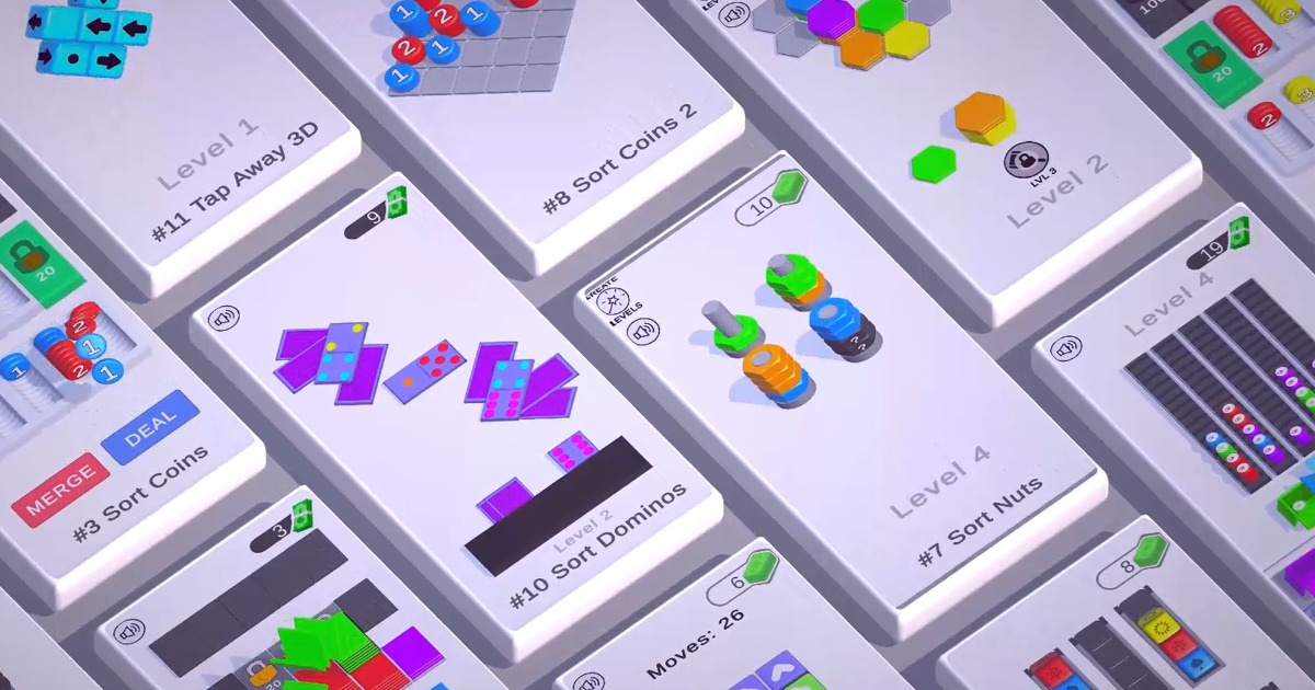 HyperCasual - Puzzle Game Engine Pack #1 - 5 Game Templates | Packs ...