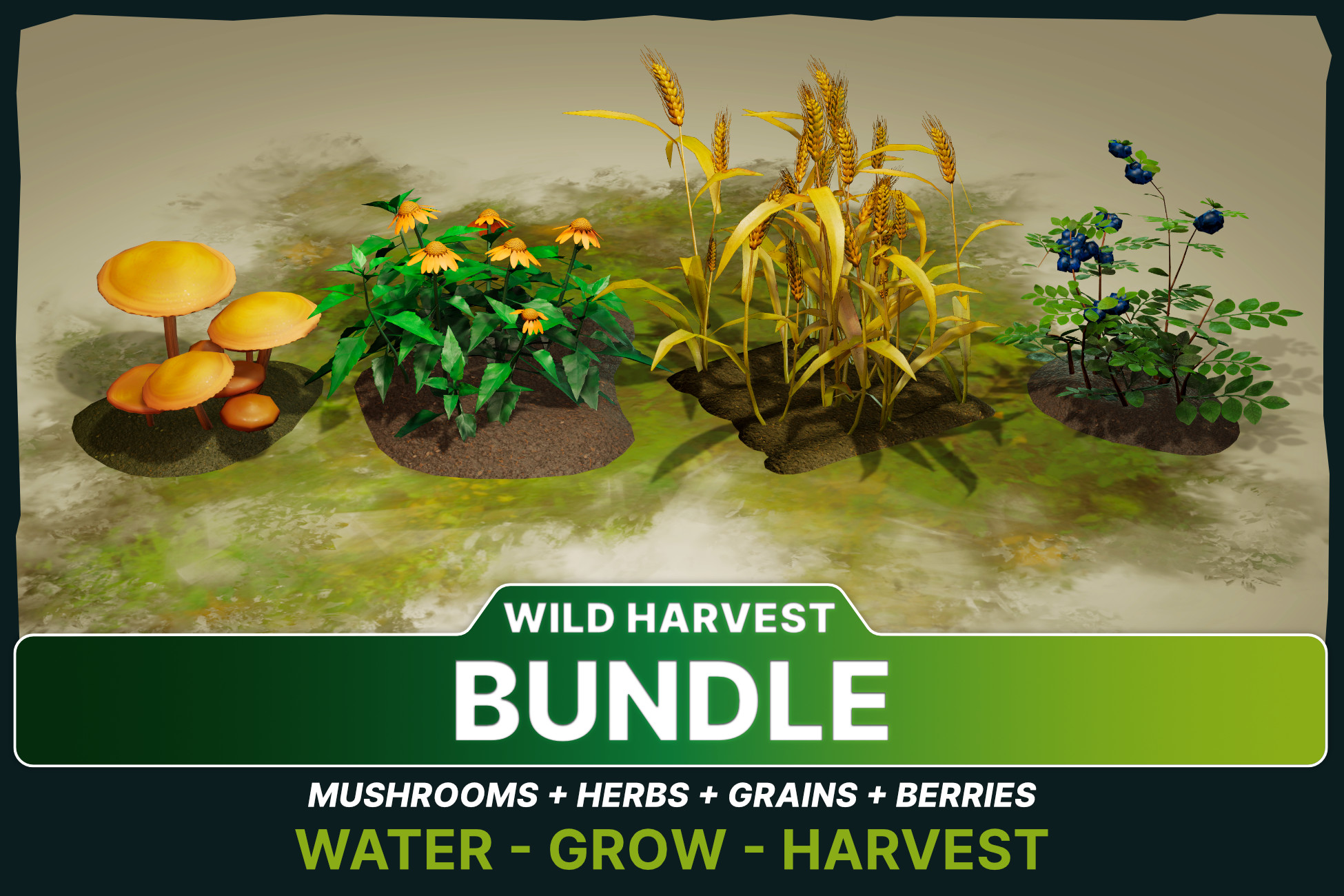 Wild Harvest: Bundle | 3D 草木 | Unity Asset Store