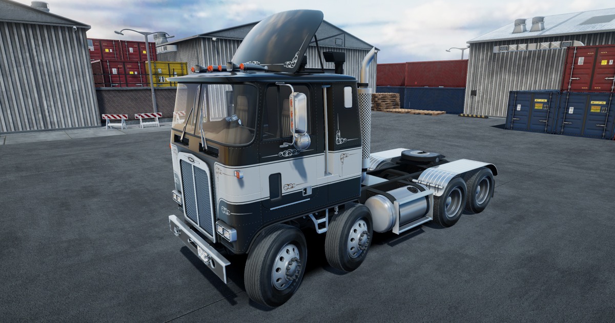 TwinSteer cabover truck | 3D 交通工具 | Unity Asset Store