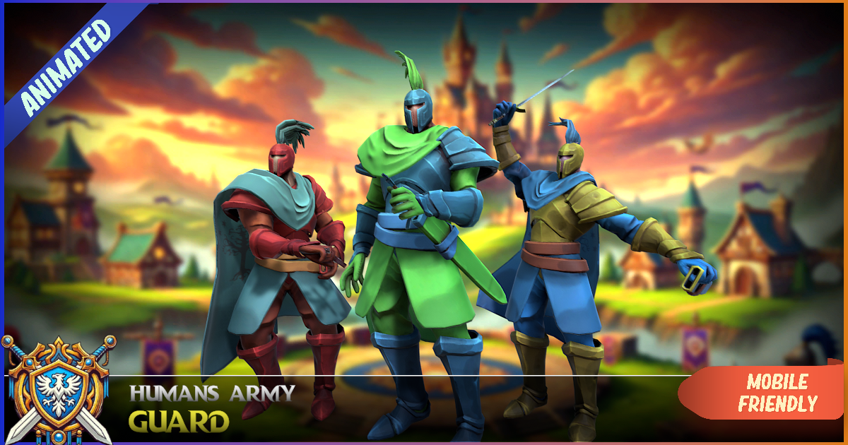 Humans army - Guard | Characters | Unity Asset Store