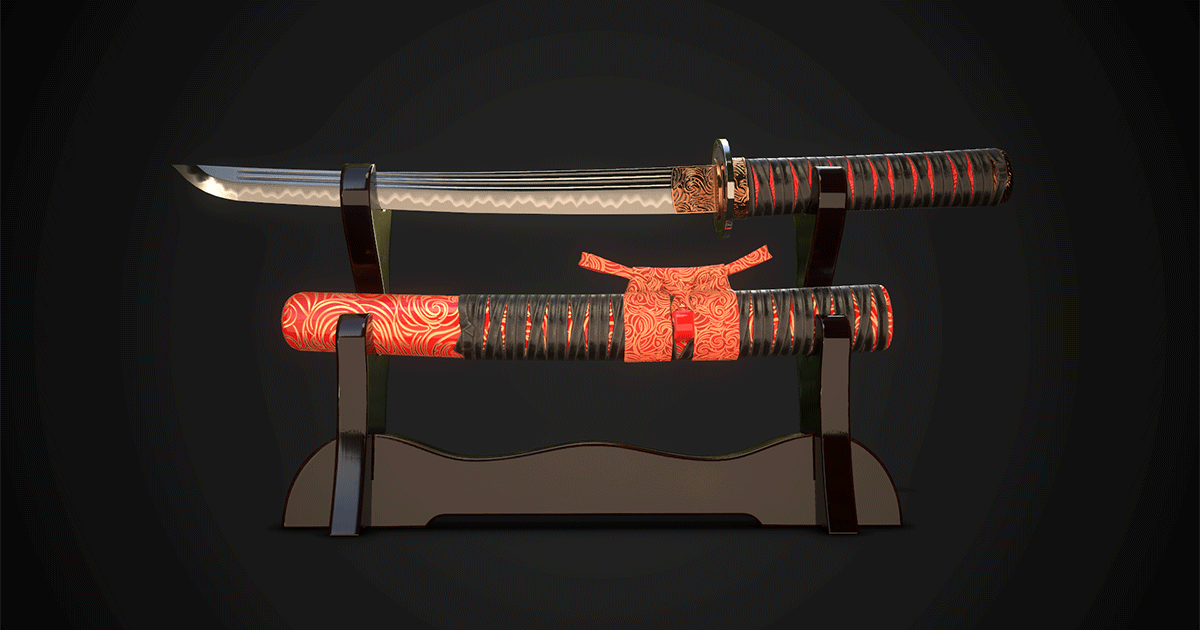 Samurai sword tanto No.03 | 3D Weapons | Unity Asset Store