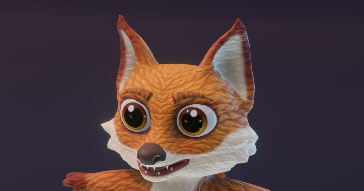 Cartoon Fox Animated 3D Model | Characters | Unity Asset Store