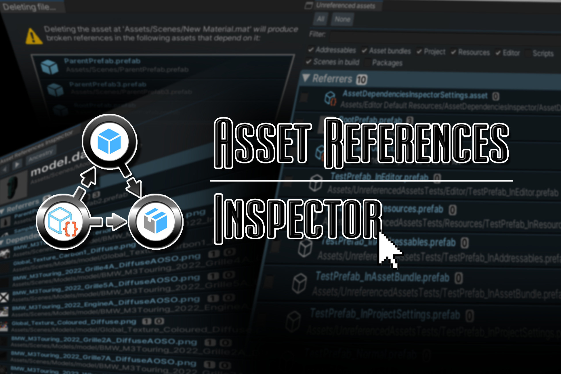 Asset References Inspector Utilities Tools Unity Asset Store