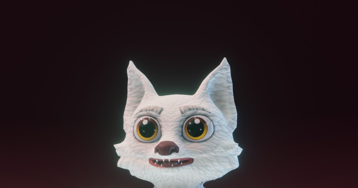 Cartoon Arctic Fox Animated 3D Model | Characters | Unity Asset Store