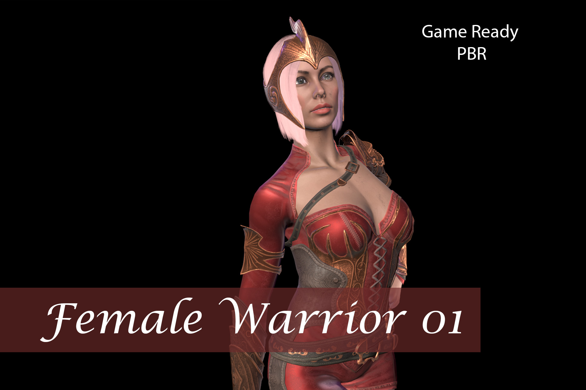 Female warrior 01 | Characters | Unity Asset Store