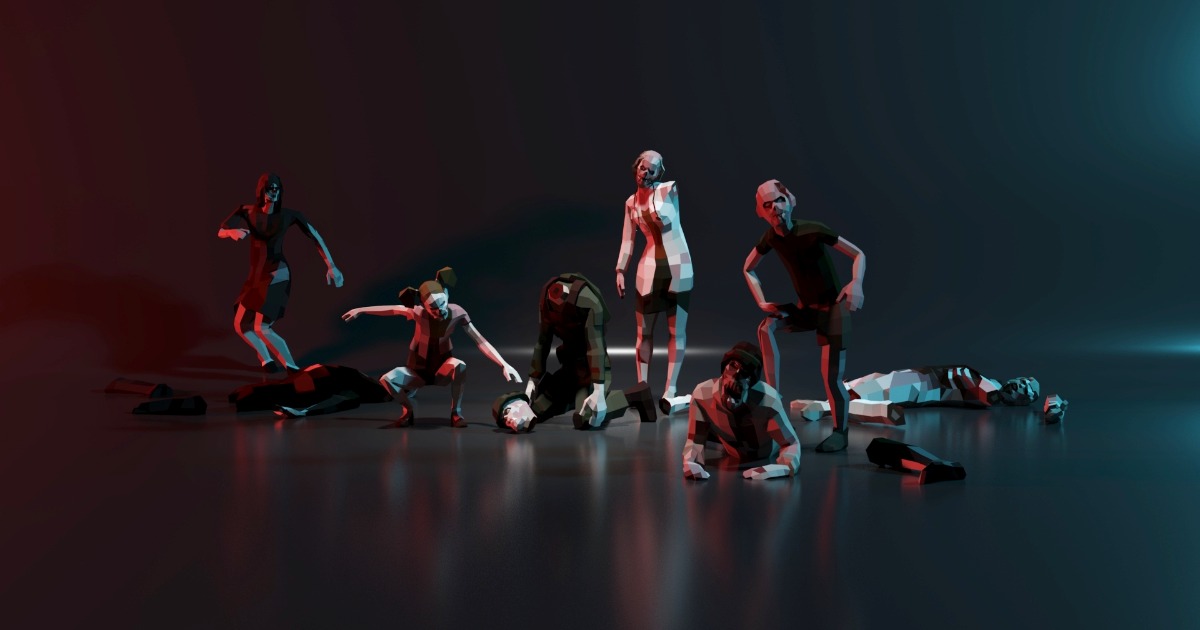 Dismemberable Zombies | Polyart Pack | 3D Humanoids | Unity Asset Store