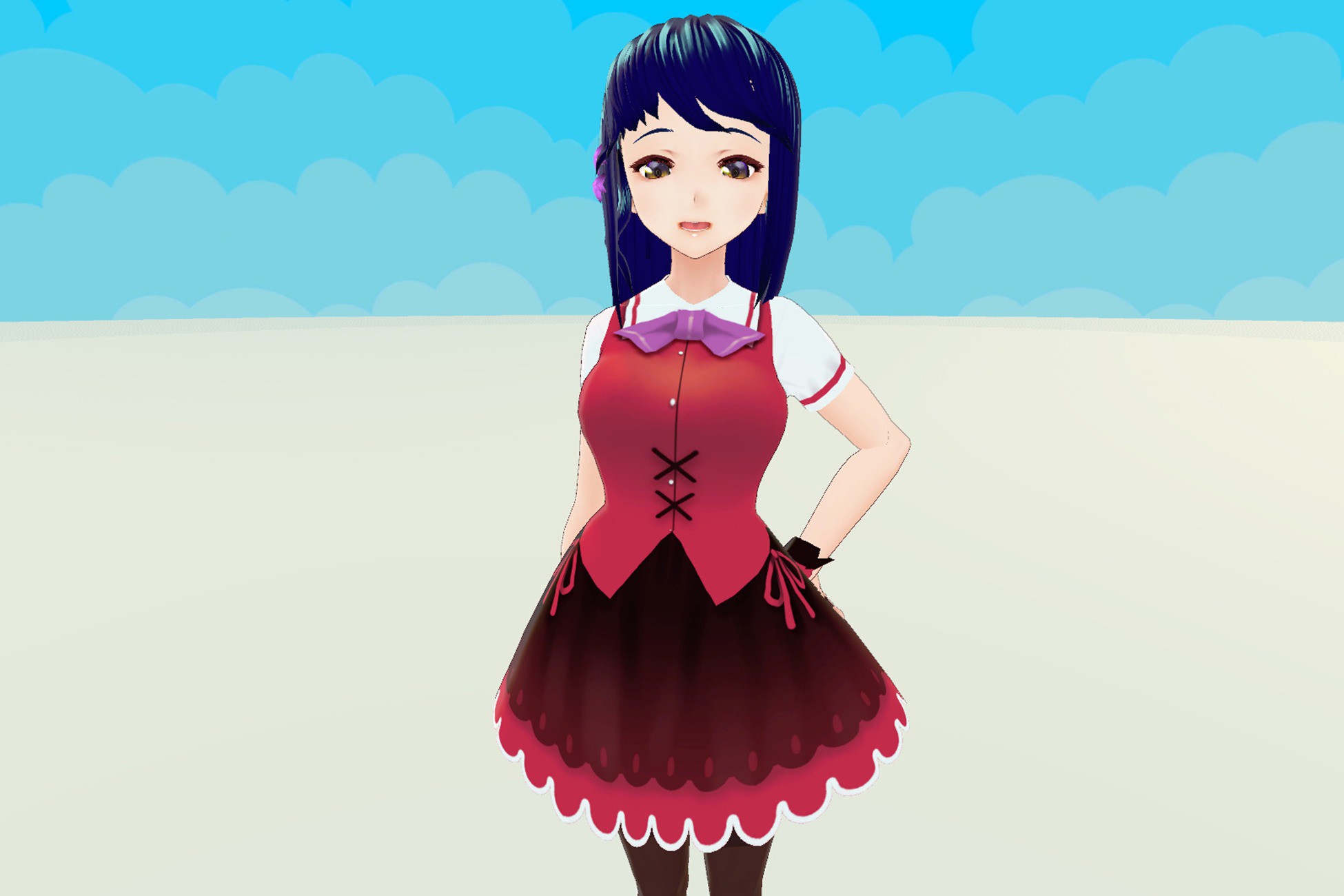 Japanese Anime Girl No2 3d Humanoids Unity Asset Store