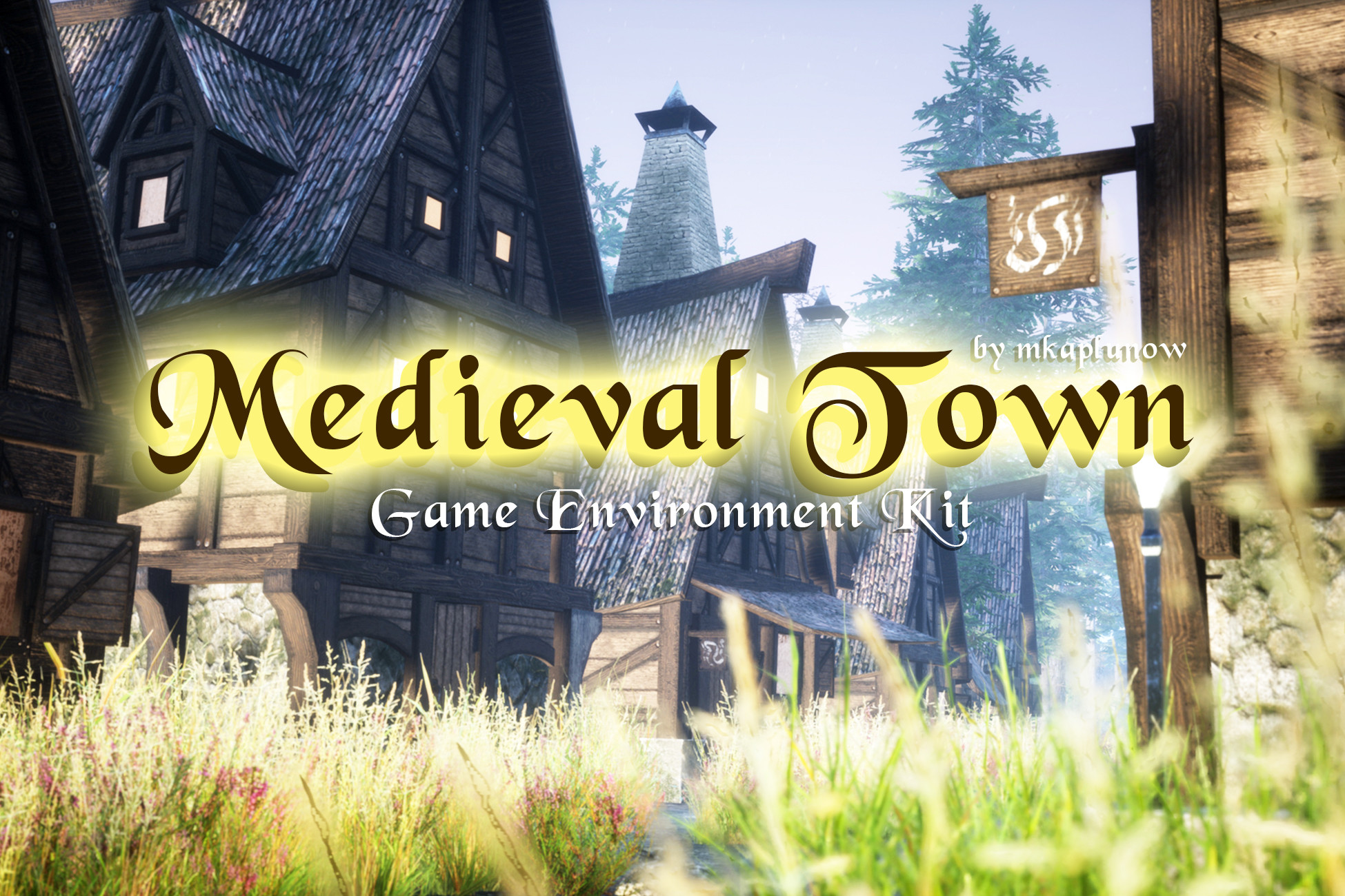 «Medieval Town Game Environment Kit» by mkaplunow | 3D Fantasy | Unity ...